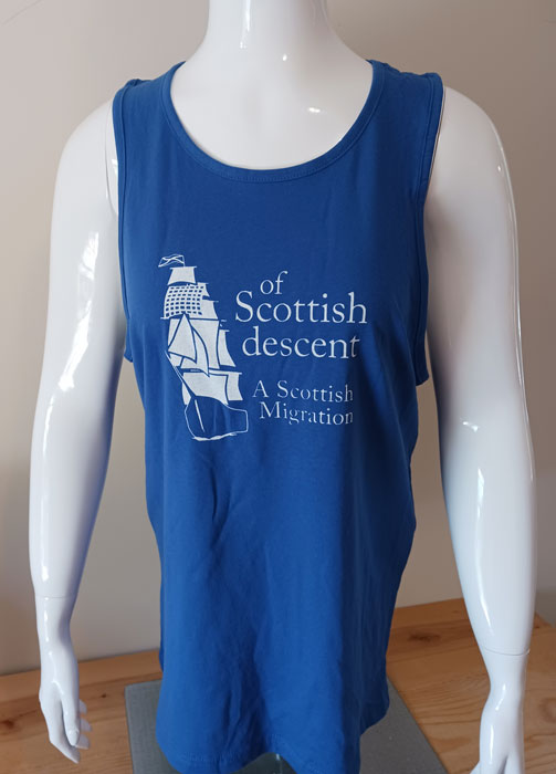 Of Scottish Descent - Blue Tank top – Yellow Dot Shop